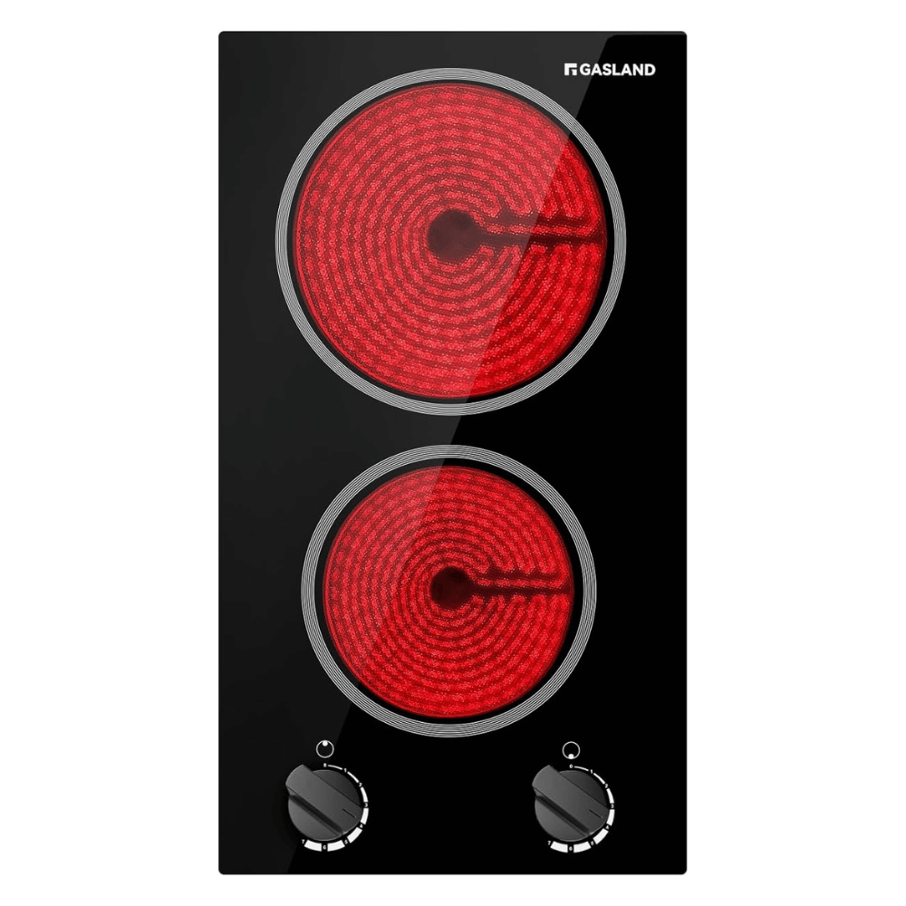 GASLAND Chef 12 Inch Ceramic Cooktop 2 Burner Knob Control Radiant ...